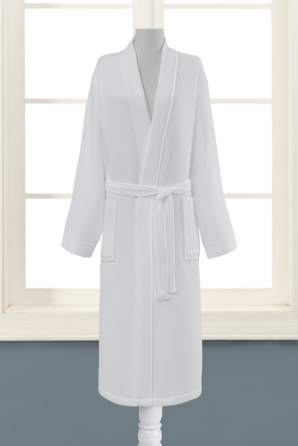 Halat de casă gofrat unisex PIQUE | SoftCotton.ro