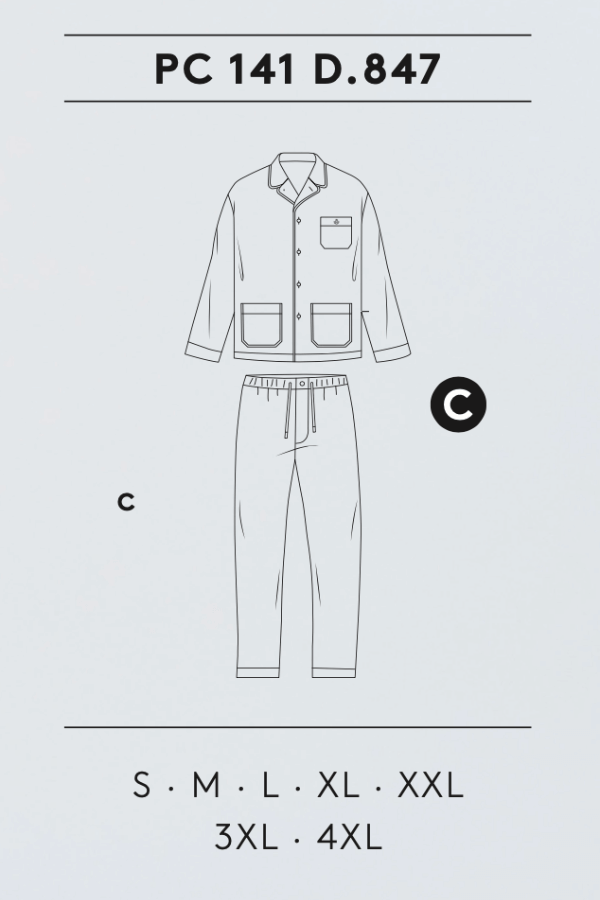 Herren Pyjamas HUGO | SoftCotton.de